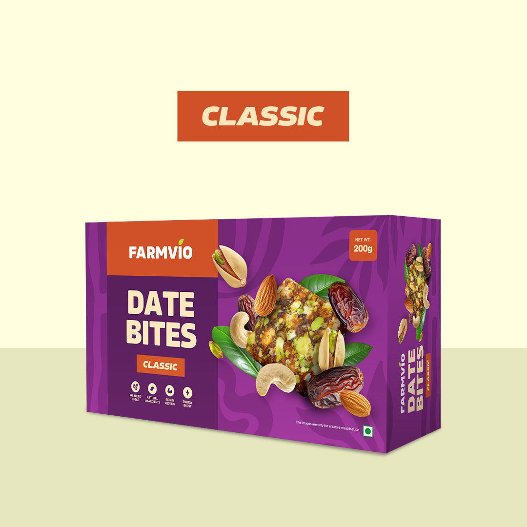 Date Bites Classic – Farmvio Food Ventures Private Limited
